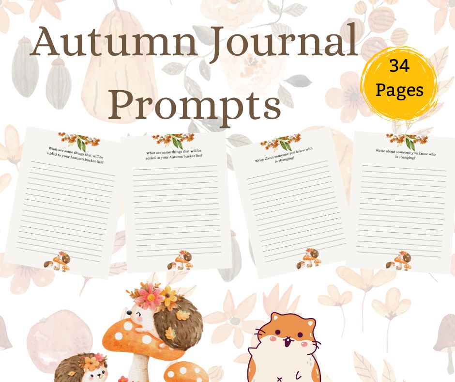 Printable - Autumn Journal Prompts (34 pages) – Scrap Of Your Life
