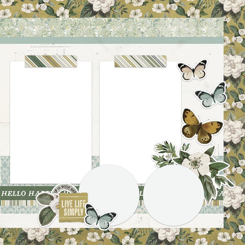 Scrapbooking Layout Kit - Moments Together