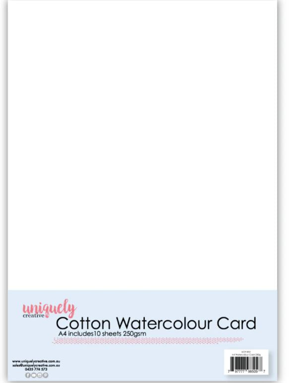 Uniquely Creative Cotton Watercolour Cardstock A4