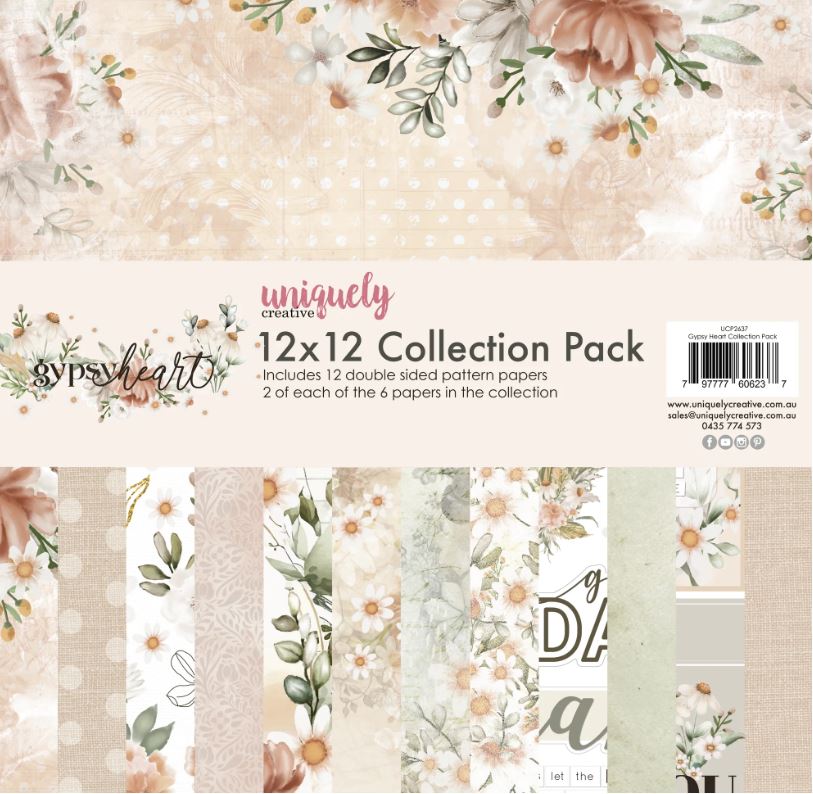 Uniquely Creative - Gypsy Heart - 12 x 12 Collection Pack | Scrap Of ...