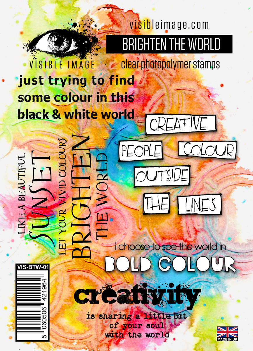 Visible Image Acrylic Stamp Brighten the World | $22.99 Visible Image